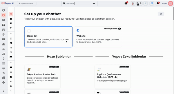 Supsis Yapay Zeka Asistanı Bilgi Kaynakları - Supsis - Documentation